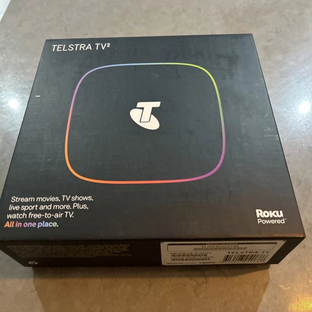 ROKU TELSTRA TV2 4700TL 4K HDR Media Streaming Box - Black *NEW* $110. ...