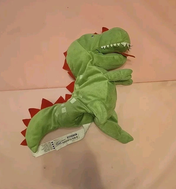 IKEA LASKIG GREEN Dragon Dinosaur Hand Puppet Plush Soft Toy £5.00 ...