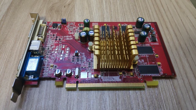 SCHEDA VIDEO ATI Radeon X550 256Mb Ddr V/D/Vo Dvi Vga Svideo Pci-E EUR ...