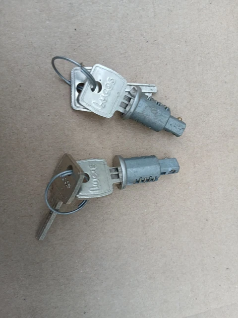 NOS AUSTIN MORRIS Mini Linor Lucas Ignition Switch Barrels And Keys £7. ...