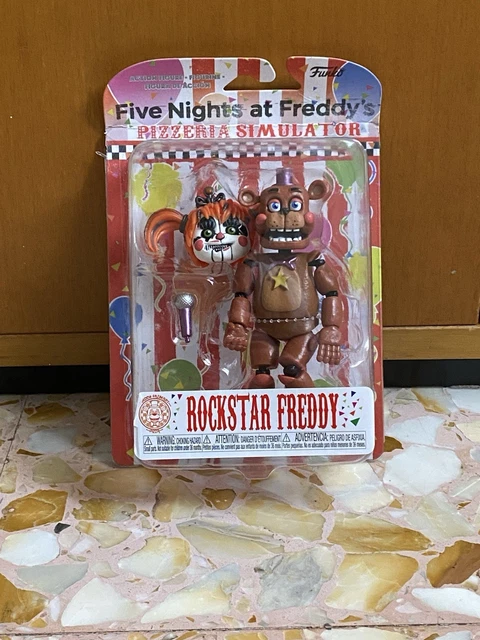 FIVE NIGHTS AT freddy's Pizza Simulator Rockstar Freddy Figure Funko ...