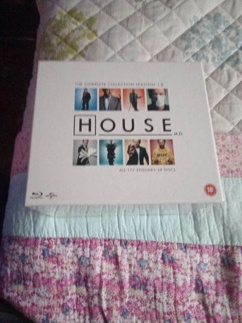 HOUSE THE COMPLETE collection. Seasons 1-8. 39 Disc Box Set. uk BLU RAY ...