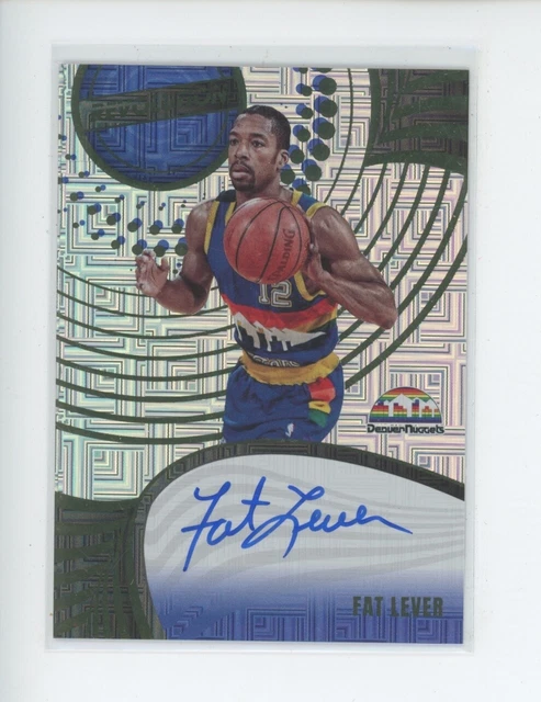 FAT LEVER AUTO 2023-24 Panini Revolution Levels Autograph Sp Nuggets ...