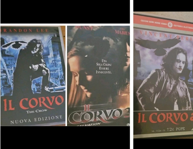 IL CORVO IL CORVO 2 e 3 Dvd Ottimi EUR 45,00 - PicClick IT