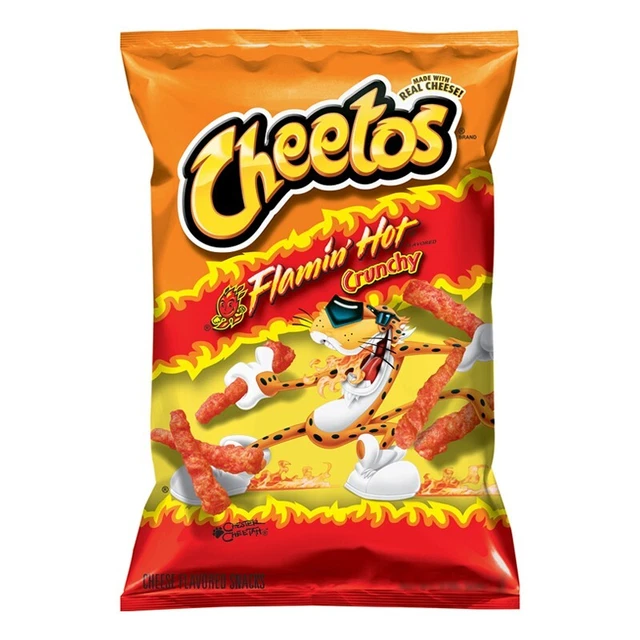 CHEETOS FLAMIN HOT Crunchy 8oz 226.8g US IMPORT Cheetos Flamin Hot 2023 ...