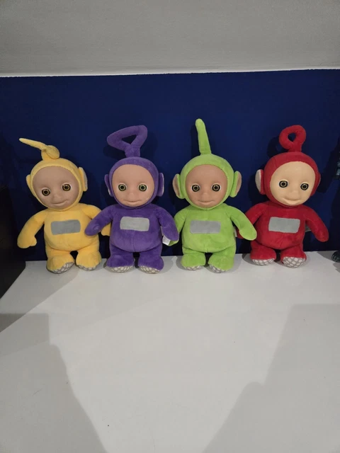 TELETUBBIES COMPLETE SET Of 4 Talking Soft Toy Plush Figures Bundle ...