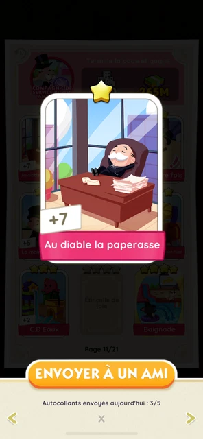 AU DIABLE LA paperasse - Monopoly Go ! - Page 11 Carte 1 Etoile EUR 1 ...