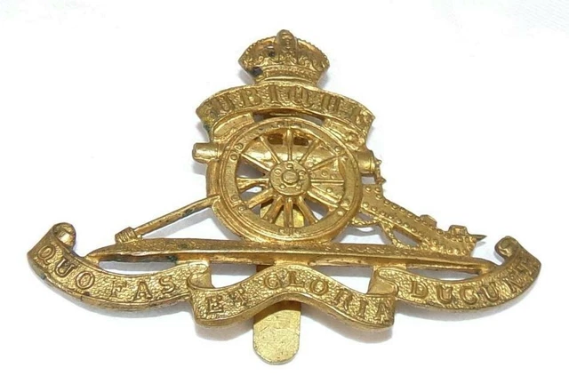CAP BADGE RA Royal Artillery GB WW1/WW2 anglais EUR 22,00 - PicClick FR