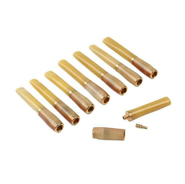 QUALITY REUSABLE RESIN Filtered Cigarette Holder Filter Smokes Tobacco ...