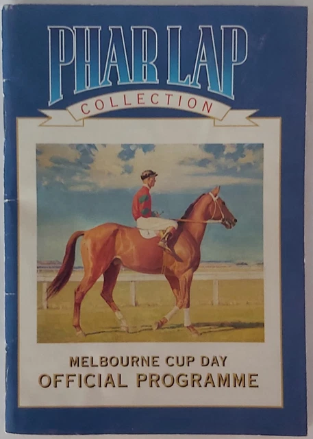 VINTAGE PHAR LAP Melbourne Cup Day Official Programme Replica $5.00 ...