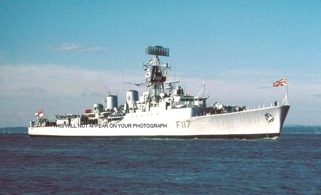ROYAL NAVY TRIBAL Class Frigate Hms Ashanti Entering Portsmouth £1.99 ...