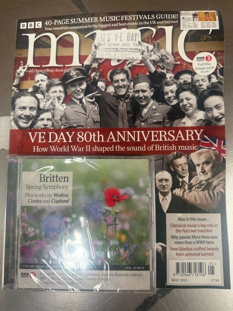 BBC MUSIC MAGAZINE May 2025 VE Day 80th Anniversary +Summer Music ...