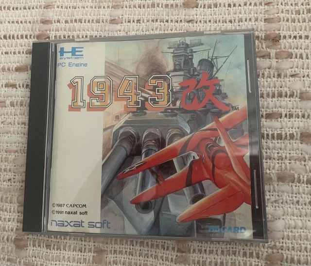 PC ENGINE 1943 Kai Battle of Midway Hu-Card Naxat Soft Import From ...