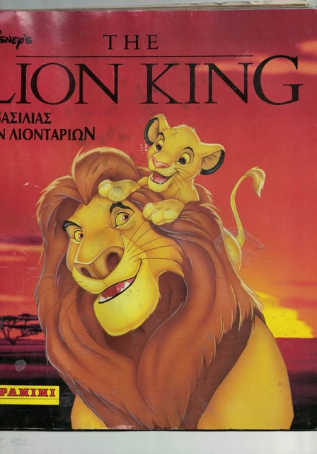 PANINI ALBUM THE Lion King 85 Out Of 232 Stickers £23.60 - PicClick UK