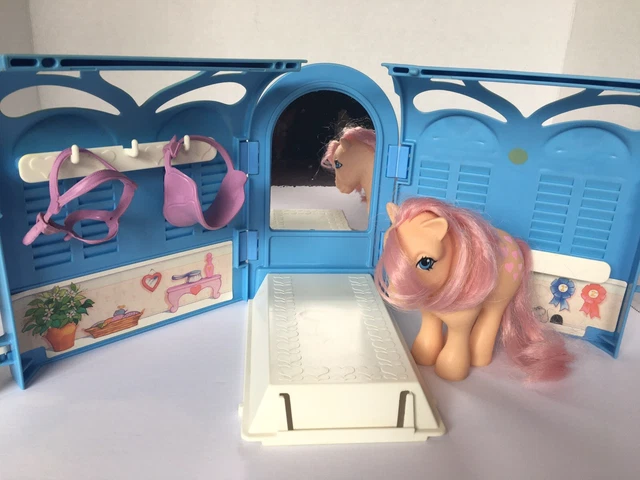 ORIGINAL MY LITTLE Pony Pretty Parlor Playset G1 MLP With Peachy And ...