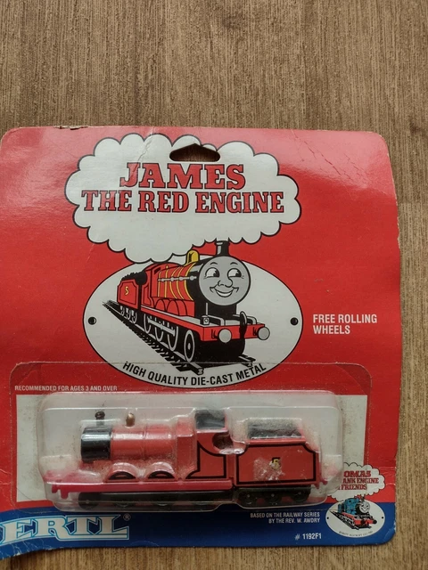 THOMAS & FRIENDS ERTL PAPER FACE JAMES NEW & SEALED 1984 RARE CLOUD ...