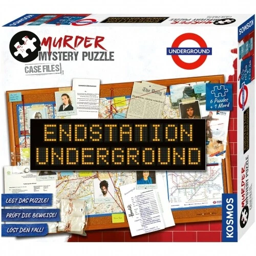 MURDER MISTERIO PUZZLE - Final de la Línea Underground - Alemán EUR 43 ...
