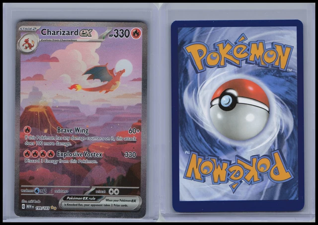 POKEMON JCG - Scarlet & Violet 151 - #199/165 Charizard ex - Sp Illust ...