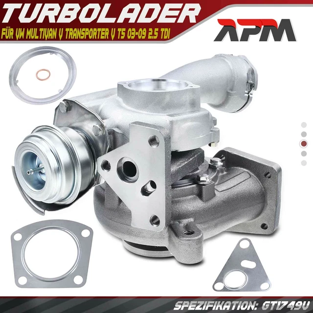 TURBOLADER FÜR VW Multivan V 7EF Transporter V T5 7EB 7EA 7JD 2003-2009 2.5 TDI EUR 230,99 ...