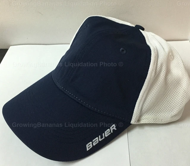 BAUER NEW ERA Fitted Team Stretch Hat! Fit SR Hockey Cap S M L XL Navy Black $22.99 - PicClick CA