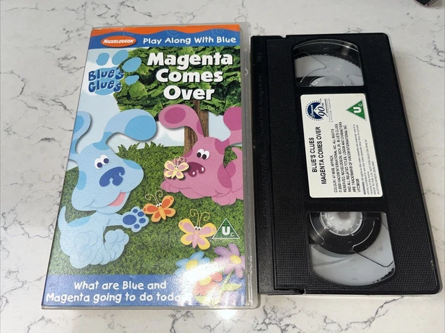 BLUES CLUES VHS Magenta Comes Over - Nickelodeon VHS - Tested £24.99 ...