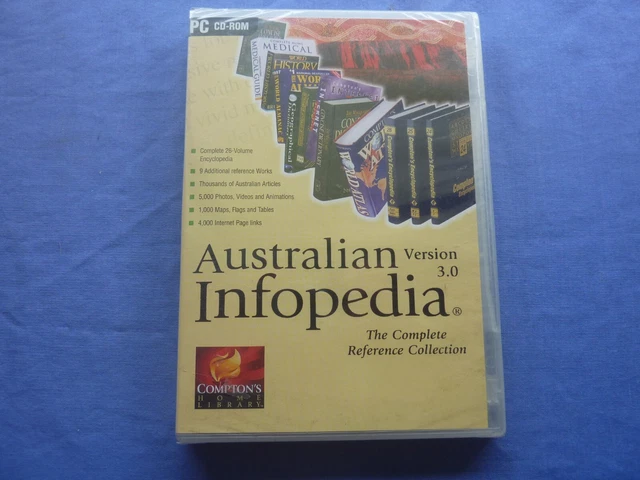 AUSTRALIAN INFOPEDIA - The Complete Collection Version 3.0 PC CD-Rom ...