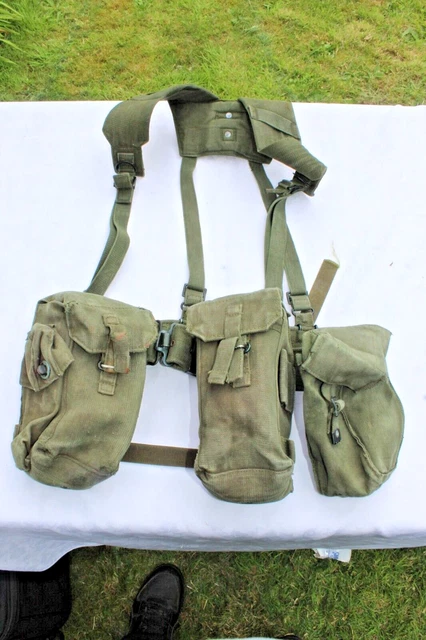 BRITISH ARMY 58 Pattern Webbing set. £25.00 - PicClick UK
