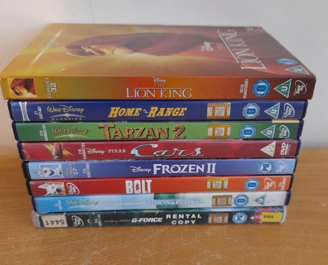 8 X DISNEY DVD Bundle Lion King Cars Bolt Tarazan 2 G-Force £5.49 ...