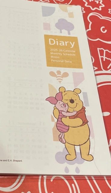 2026~ DISNEY CHARACTER Winnie The Pooh And Friends Schedule Pocket ...