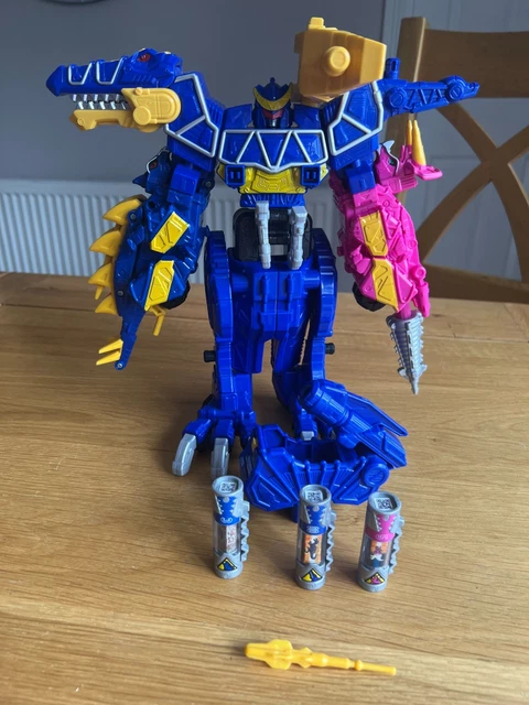 POWER RANGERS DINO Charge Dx Spinosaurus Megazord + 00 Charger Complete ...