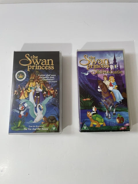 THE SWAN PRINCESS & The Swan Princess And The Secret Castle Vhs Kids ...