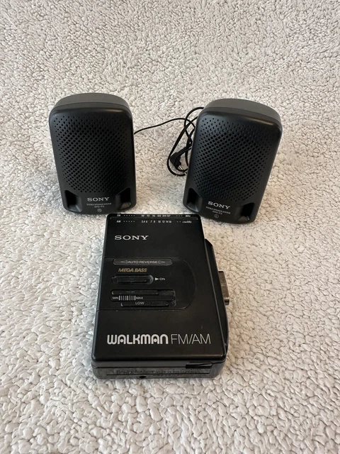 SONY WALKMAN FM/AM Mega Bass (WM-F2065) + Speakers WORKING (RARE) £149. ...