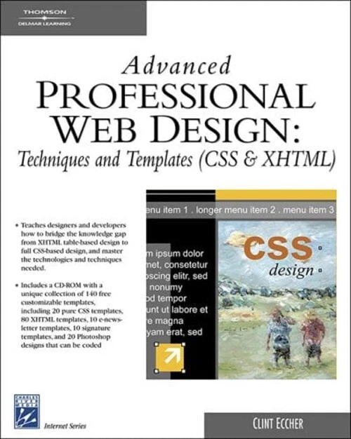 ADVANCED PROFESSIONAL WEB Design : Techniques and Templates, CSS $11.33 ...