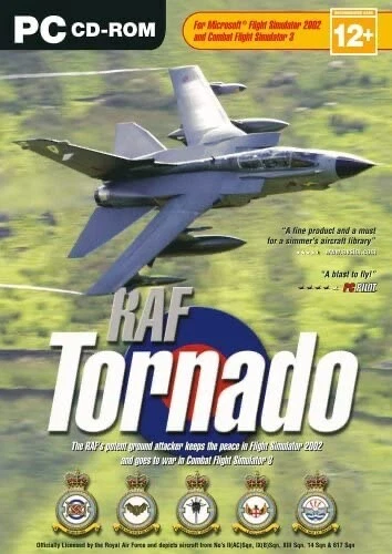 RAF TORNADO PC CD-ROM Microsoft Flight Simulator 2002+2004 Expansion ...