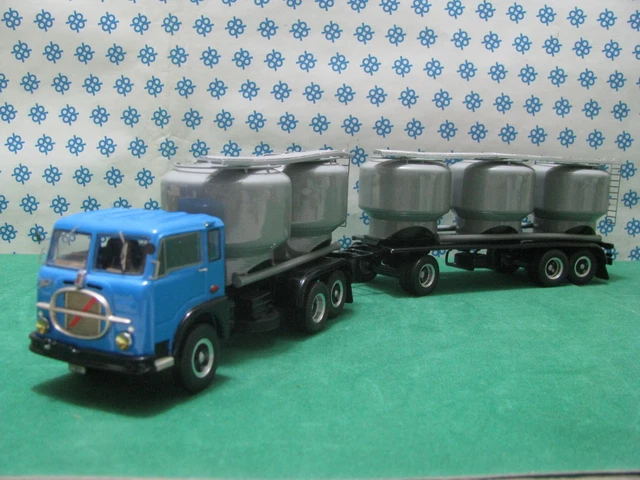 FIAT 682 N4 con Silos per Cemento 3 Assi -1/43 CB Modelli (Gila Modelli ...