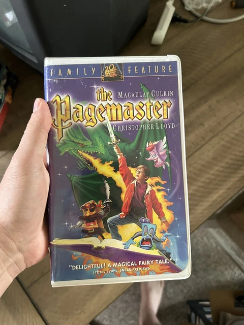 THE PAGEMASTER (VHS, 1995, Clamshell) £3.10 - PicClick UK