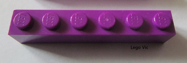 LEGO 3009 X2 Brick 1x6 Purple Brique du Belville 5858 5856 MOC B16 EUR ...