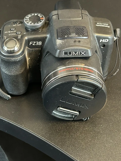 PANASONIC LUMIX DMC-FZ38 12.1MP, 18x Optical Zoom Digital Bridge Camera ...