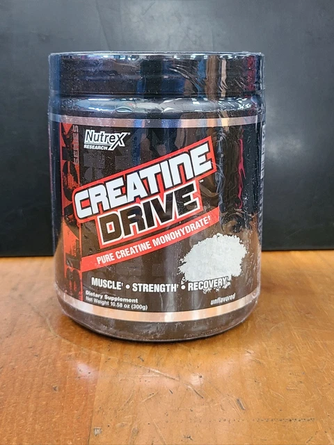 NUTREX CREATINE DRIVE -PURE CREATINE MONOHYDRATE - 300g -60 servings ...