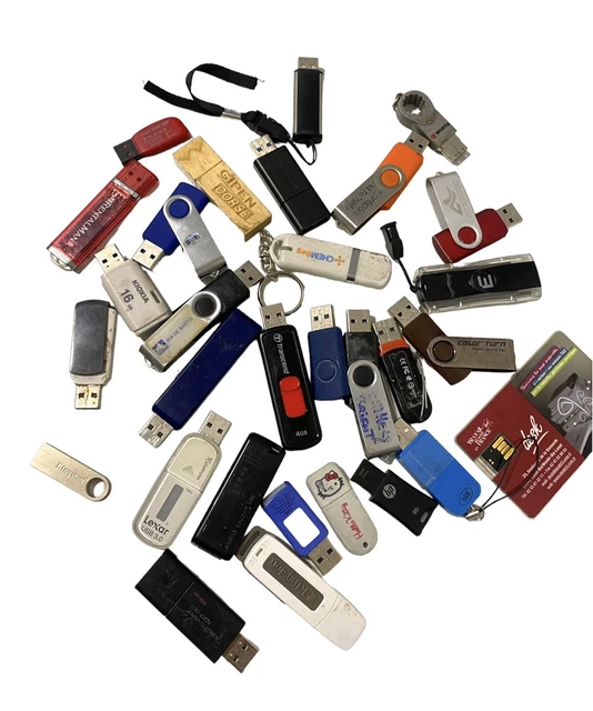 LOT 30 CLÉ USB De 1GB jusqu’à 16GB EUR 60,00 - PicClick FR