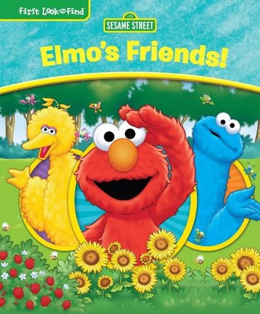 SESAME STREET ELMO'S Friends!: First Look and Find by Pi Kids (English ...