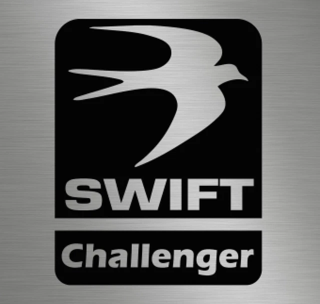 SWIFT CHALLENGER CARAVAN Motorhome vinyl decal badge stickers side ...