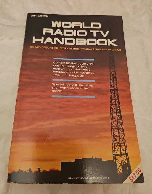 WORLD RADIO TV Handbook 38th Edition PB 1984 Editor Frost Long Medium ...