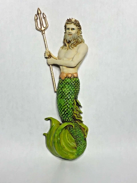 HARMONY KINGDOM ART Neil Eyre Designs King Titan mermaid merman Triton ...