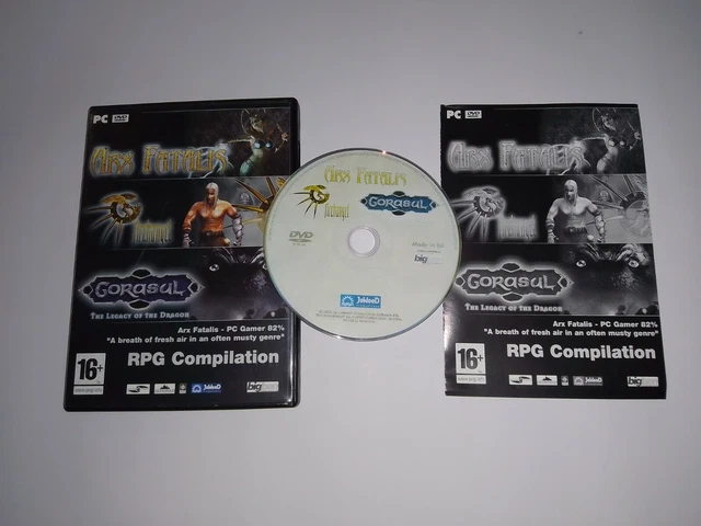 PC RPG COMPILATION - ARX FATALIS ARCHANGEL GORASUL CD ROM Game $18.36 ...
