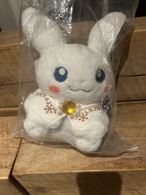BRAND NEW PIKACHU Christmas Snow Limited Edition Plush from Pokemon ...