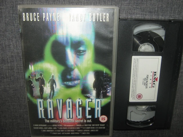 RAVAGER - BMG Big Box Ex-Rental Vhs Video - Bruce Payne Sci-Fi Action ...