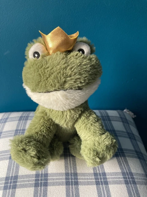 MORRISONS PRINCE FROG in Crown Plush Soft Toy - approx 8” seated £5.45 ...