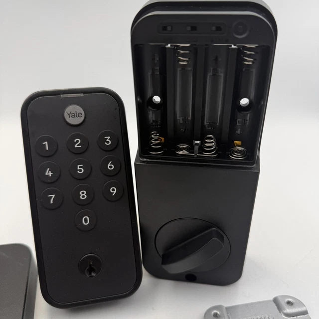 YALE BLACK CODE Keypad Deadbolt Front Door Lock for Keyless Entry £41.27 - PicClick UK