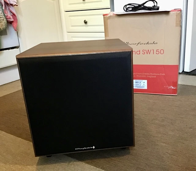 WHARFEDALE DIAMOND SW-150 Subwoofer Walnut In Original Packing £145.00 ...